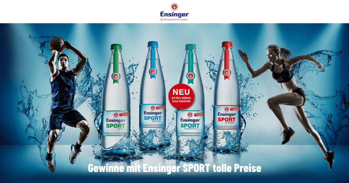 Gewinne mit Ensinger SPORT tolle Preise